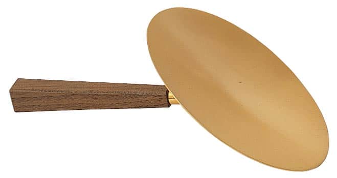 Communion Host Paten with Offset Walnut Handle - Christian Expressions ...