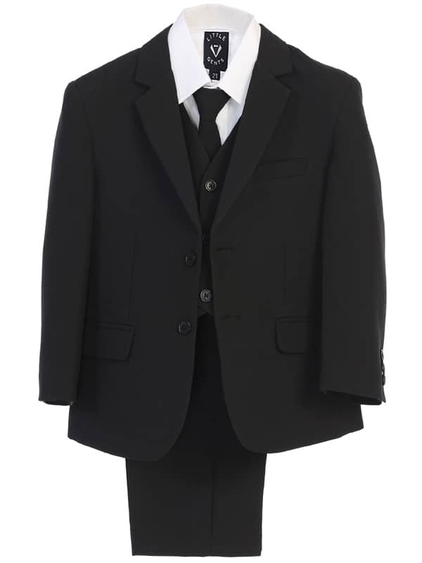 Boys Black First Communion Suit – Christian Expressions Bookstore & Gifts