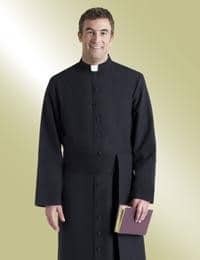 Traditional Bishop Cassock in Black - Christian Expressions Bookstore ...