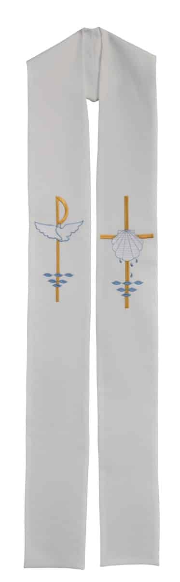 Baptismal Clergy Stole or Deacon Stole - Christian Expressions Bookstore
