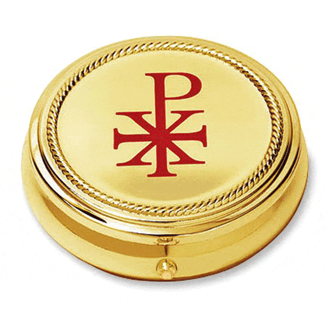 Communion Chi Rho Hospital Pyx - Christian Expressions Bookstore & Gifts