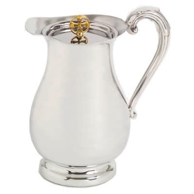 Pewter Church Flagon with Lid - Christian Expressions Bookstore & Gifts