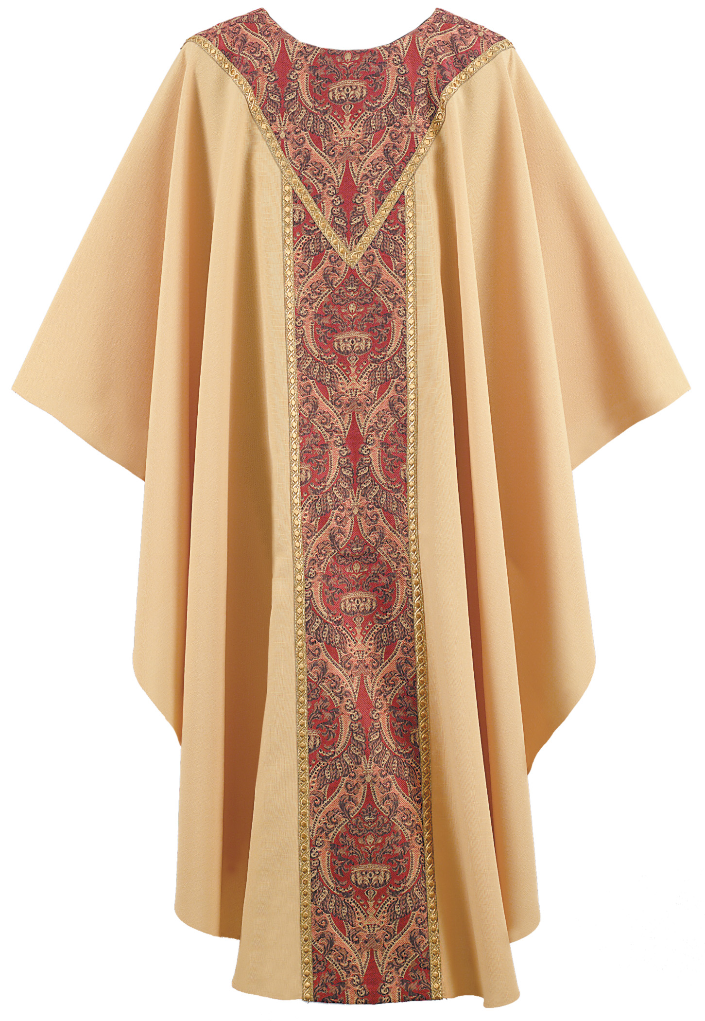 Red and Gold Roncalli Clergy Chasuble - Christian Expressions Bookstore ...