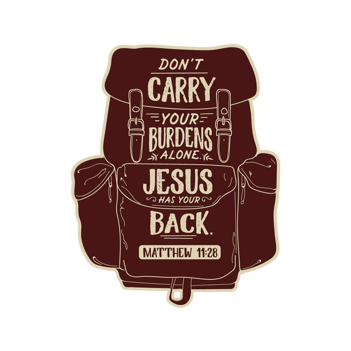 Kerusso Backpack Sticker - Christian Expressions Bookstore