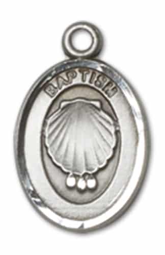 Sterling Silver Baptism Medal - Christian Expressions Bookstore & Gifts