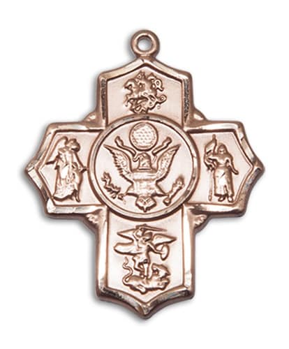 14kt Gold Filled 5-Way Army Medal - Christian Expressions Bookstore