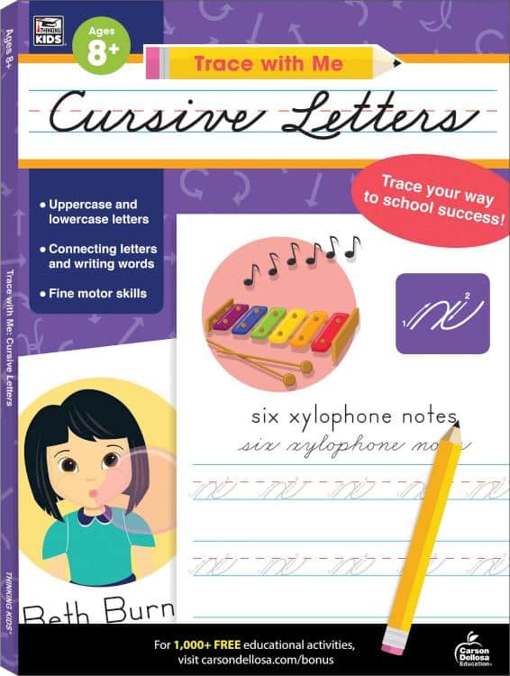 Trace With Me Cursive Letters - Christian Expressions Bookstore