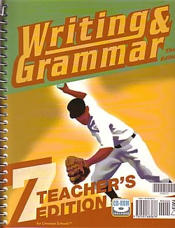 Writing And Grammar 7 Teachers Edition 3rd Edition (Teacher's Guide ...