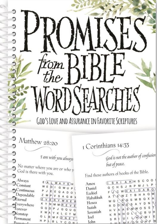 Promises From The Bible Word Searches - Christian Expressions Bookstore ...